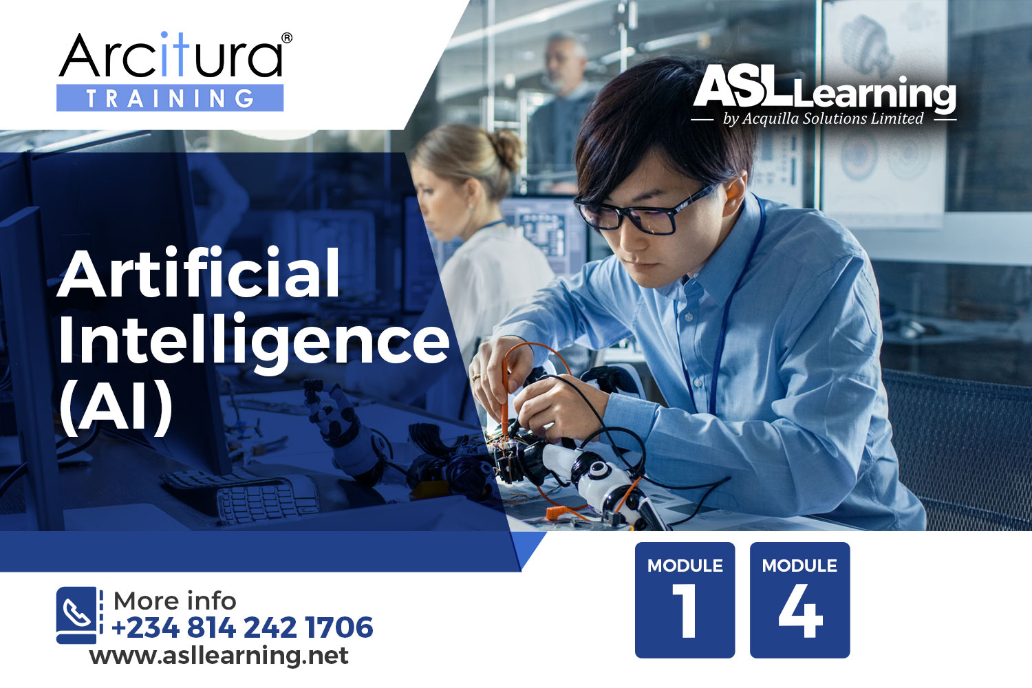 Artificial Intelligence (AI) (3 Modules) - ASL Learning