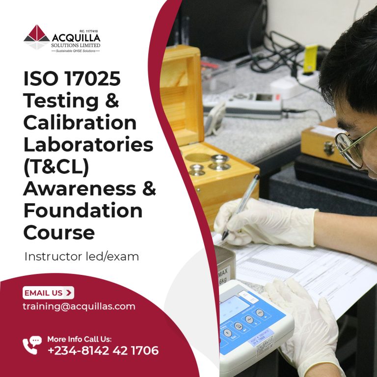 ISO 17025 Testing & Calibration Laboratories (T&CL) Awareness ...